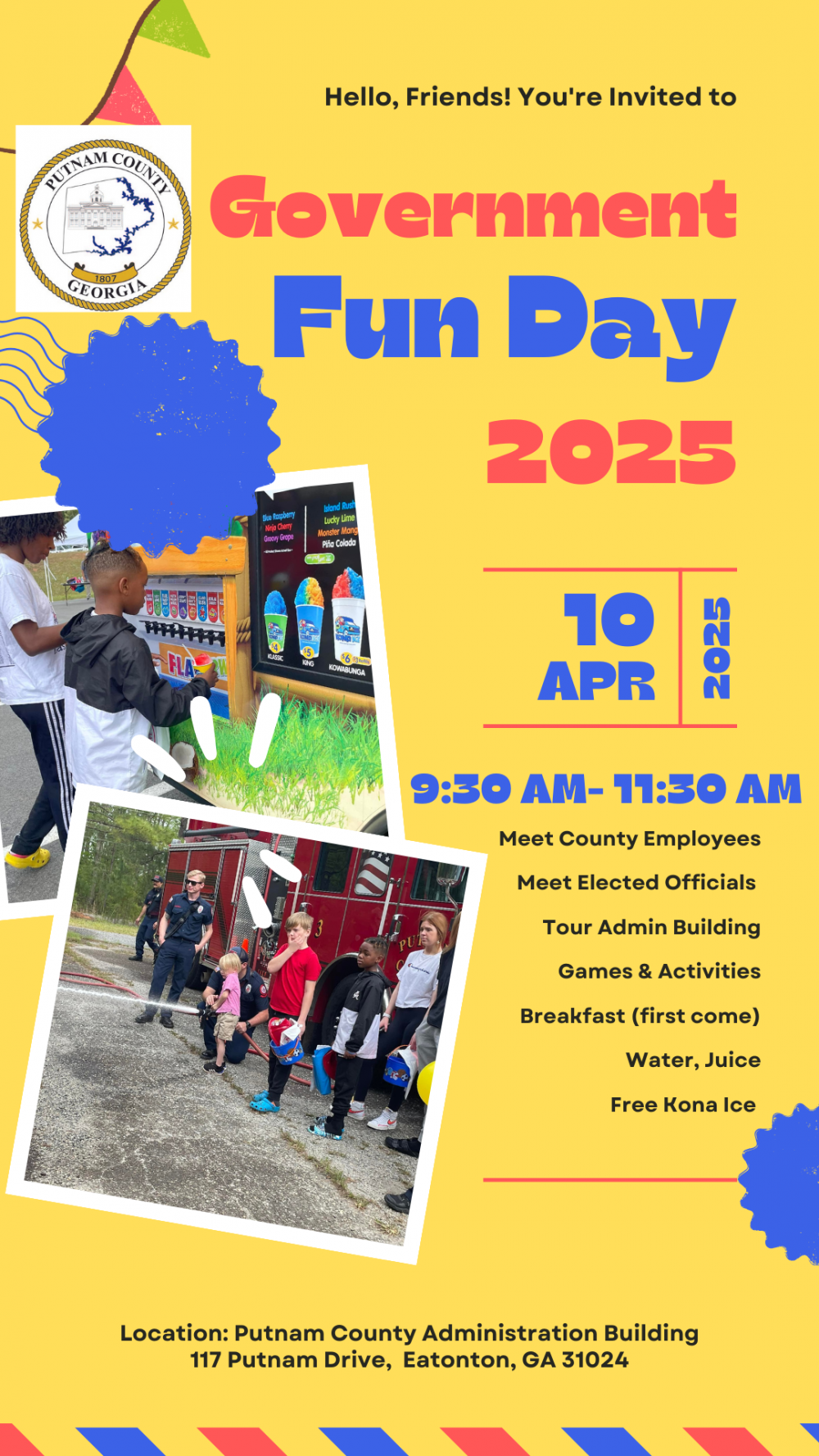 Government Fun Day 2025 | Putnam County Georgia